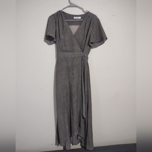 Mod Ref | Dresses | Mod Ref Gingham Wrap Dress | Poshmark